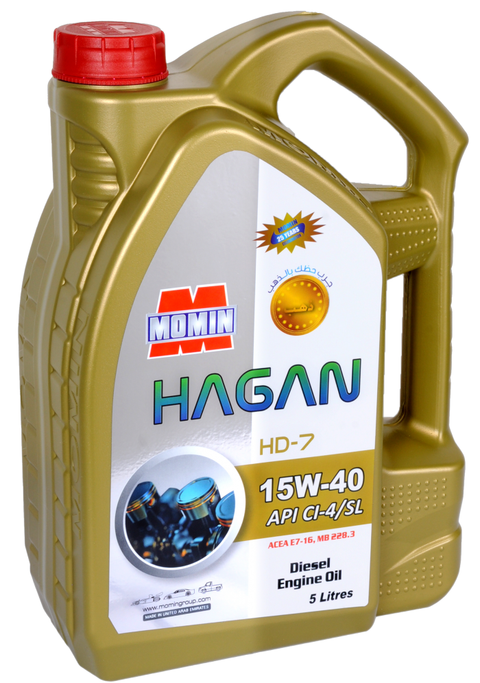MOMIN HAGAN HD-7 SAE 15W-40 API CI-4/SL – Momin Oil Industry